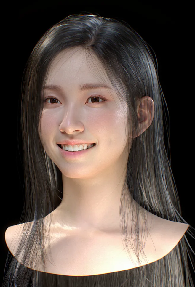 玖 虚拟人（韩国3d角色设计师SeongHwan Jang）-CG99(cg99.com)-花瓣网