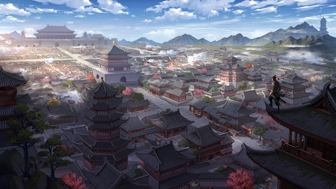 The capital, Wu Guang : An ancient city streets, two kinds of ...