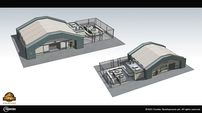 DFW Building Concepts: Jurassic World Evolution 2-花瓣网