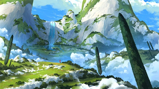 The Waterfall-花瓣网