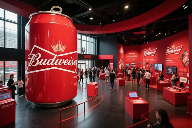 百威啤酒快闪店设计 - 小红书-花瓣网