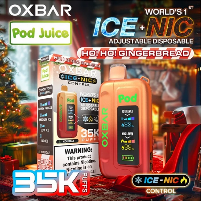 Pod Juice ICE-NIC Control 35K Disposable 5%, ice + nic control, ice+nic ...