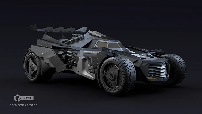 3d Realistic renders batman Batmobile car car cyberpunk car design game ...
