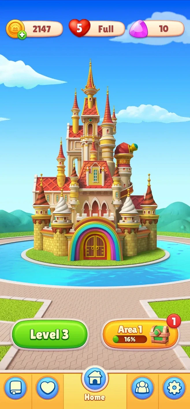 Sweet Crunch: Match 3 Games-游戏截图-GAMEUI.NET-游戏UI/UX学习、交流、分享平台-花瓣网