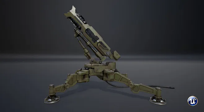 3D model Anti Aircraft Launcher VR / AR / low-poly | CGTrader-花瓣网
