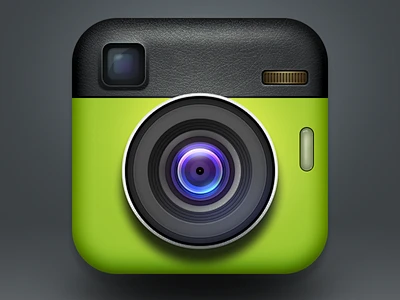 Young cameras ios iphone ios7 icon ui camera young cam colin china-花瓣网