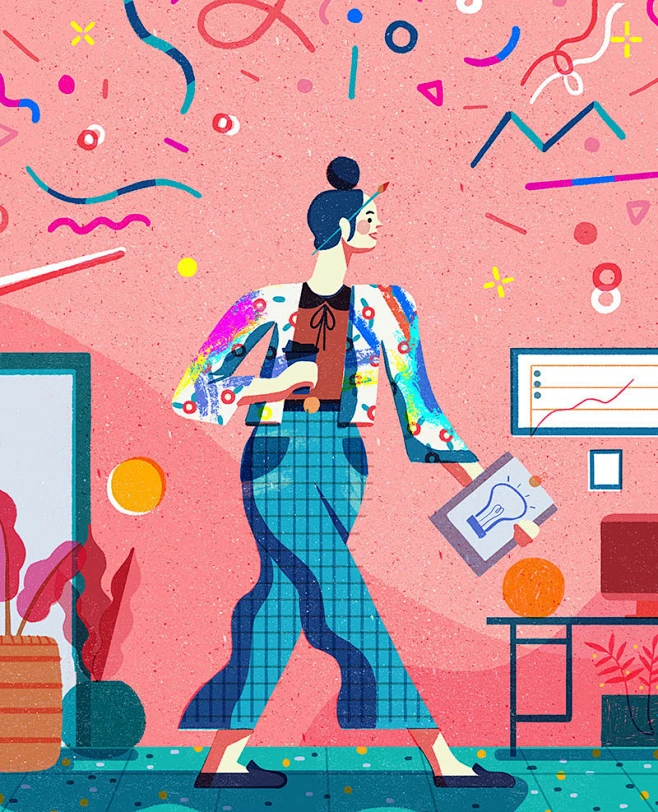 Geraldine Sy 图片_人物插画图片素材-花瓣网