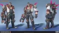 Overwatch 2 - Mobster Hazard Skin图片_科幻 机械设计图片素材-花瓣网