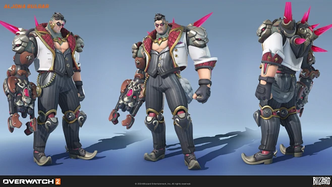 Overwatch 2 - Mobster Hazard Skin-花瓣网