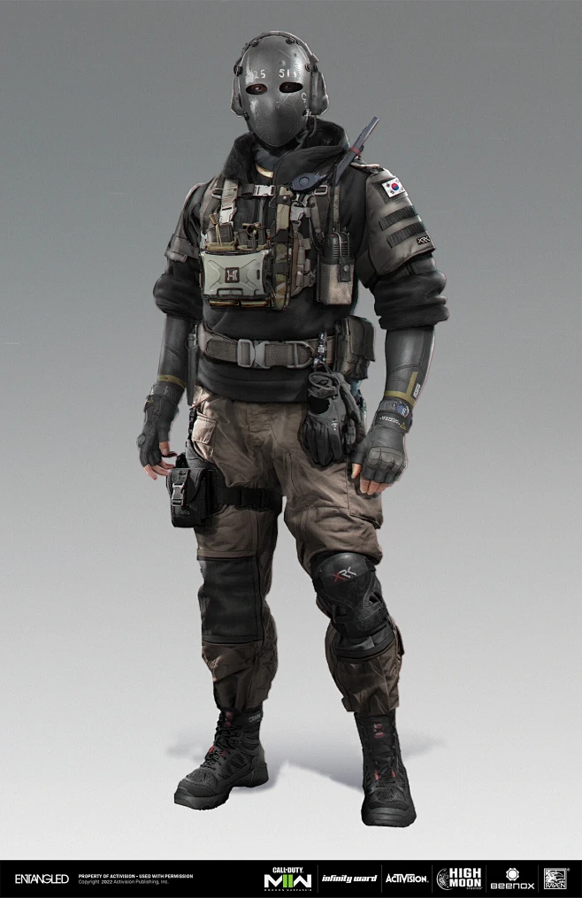Concept Character Art for Call of Duty MW2-花瓣网