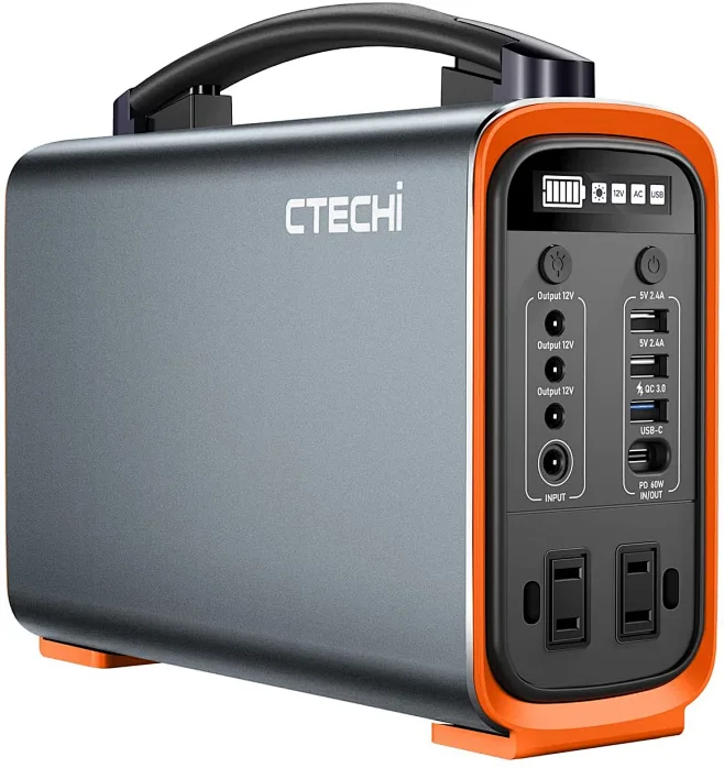 Amazon.com: CTECHi Portable Power Station 200W, 240Wh LiFePO4 Battery ...