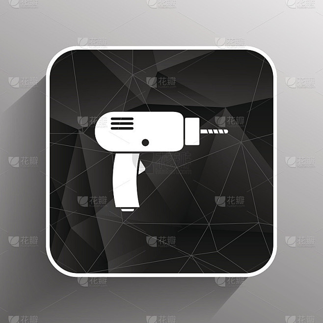 钻头图标电动工具矢量手符号手册