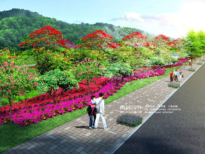 16#井02g市政道路景观设计规划效果图 市政工程设计