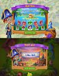 cartoon gardenscapes playrix UI user interface-花瓣网