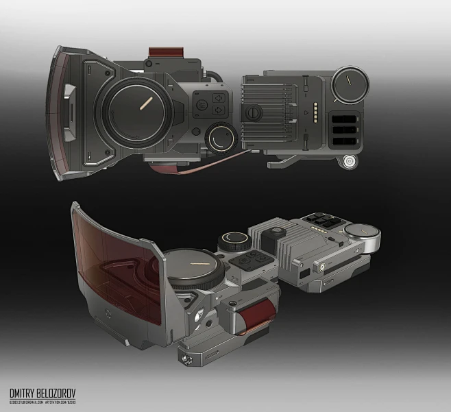 Collimator sight Concept design-花瓣网
