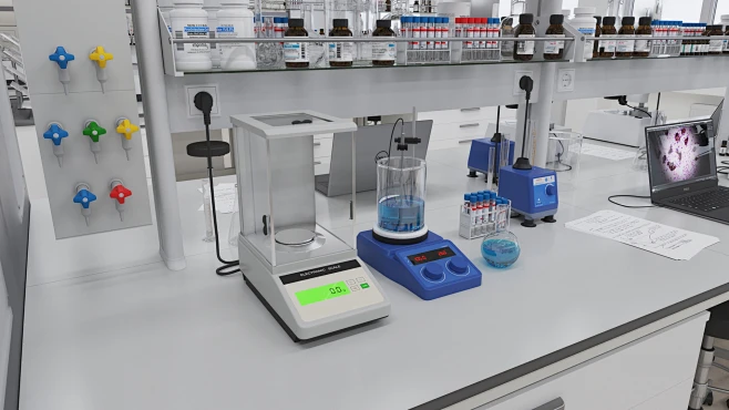 3D laboratory lab-花瓣网