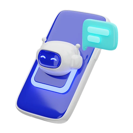 AI Customer Service 3D Icon-花瓣网