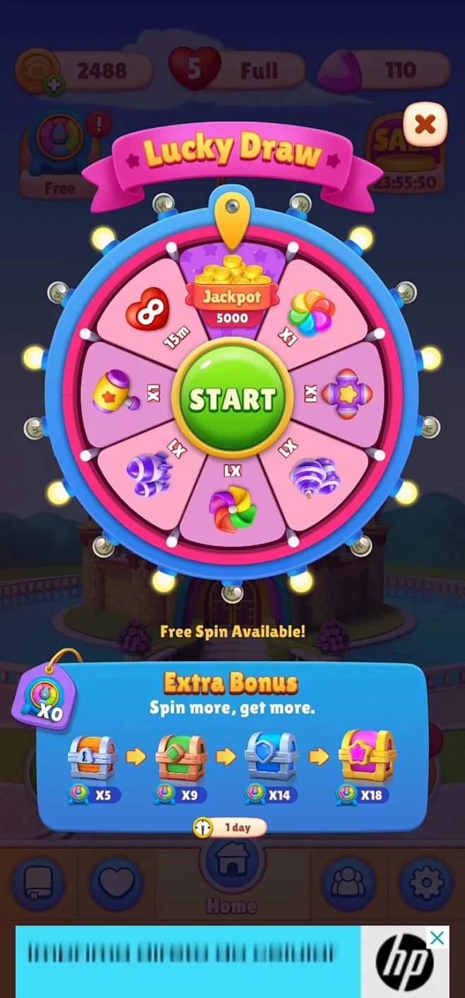 Sweet Crunch: Match 3 Games-游戏截图-GAMEUI.NET-游戏UI/UX学习、交流、分享平台-花瓣网