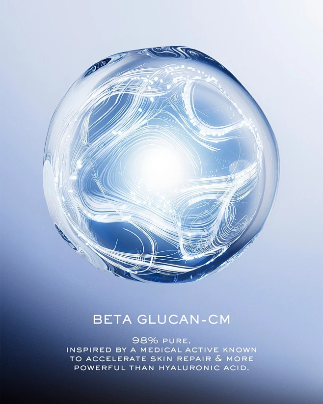 Photo by Lancôme Official on September 07, 2024. 可能是包含下列内容的插图：海报和上面的文字是“BETA GLUCAN-CM 98% PURE ...