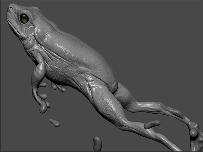 Leaping Frog study, Eric Keller : A model I've had on the HD for a while that I originall ...