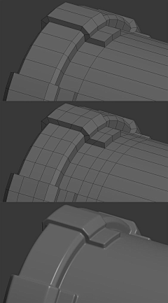 建模/布线技巧/C4D/Blender/3D-花瓣网|陪你做生活的设计师 | 转角减线01