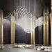 Verga chandelier by Wired Custom Lighting-花瓣网