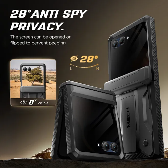 Amazon.com: TONGATE for Motorola Razr 2025/Razr 2024 Case with Privacy ...