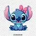 Stitch With Cute Expressions PNG Transparent Background-花瓣网