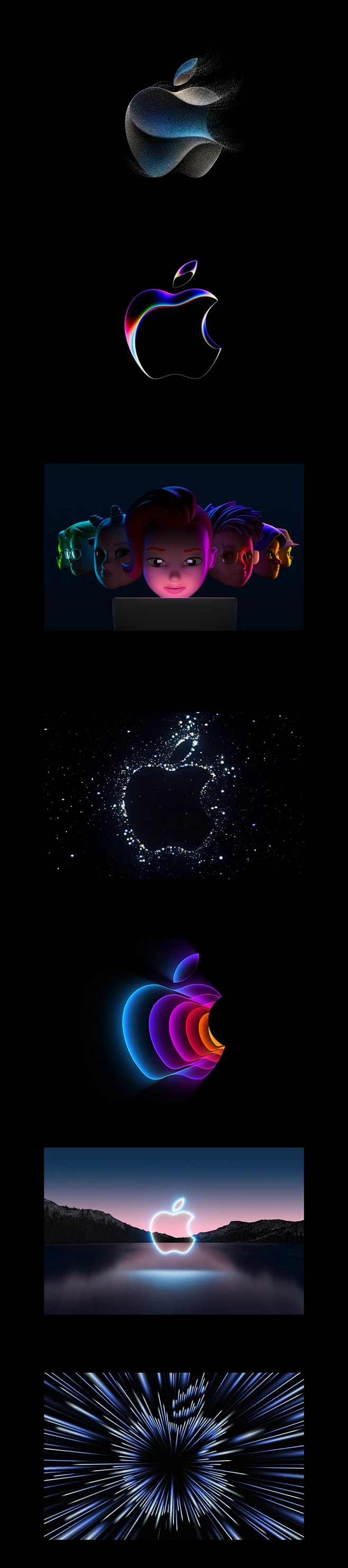 Apple发布会视觉-花瓣网