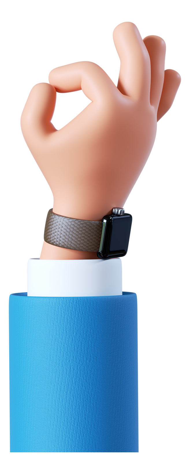 3D 手素材 3D Hand Illustration