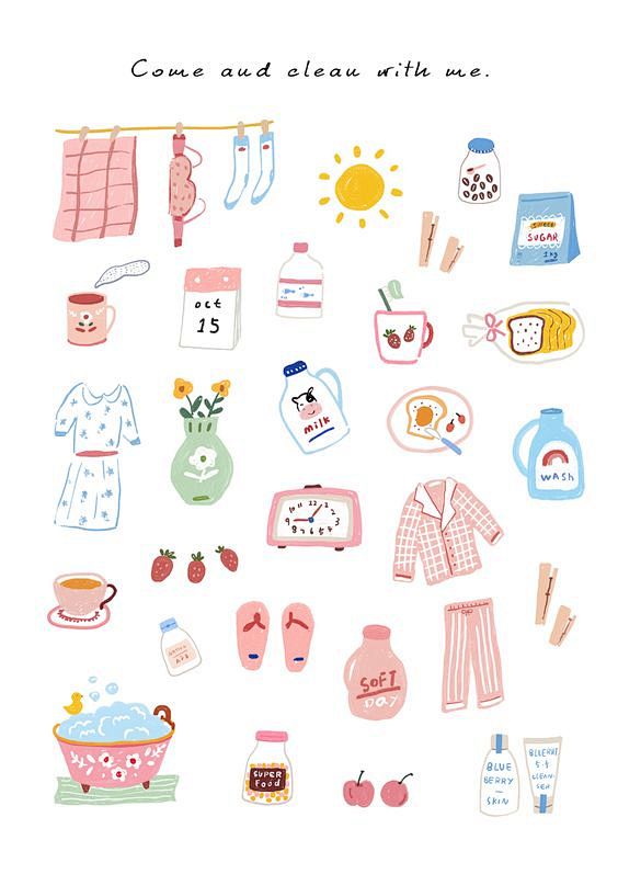 生活小物1_Victoria”s Secret__插画师作品_涂鸦王国gracg.com