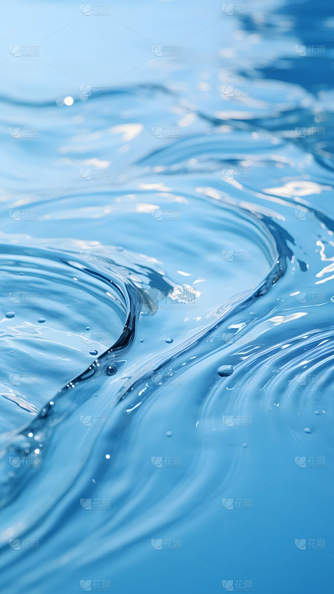 水面水波纹背景素材-花瓣网
