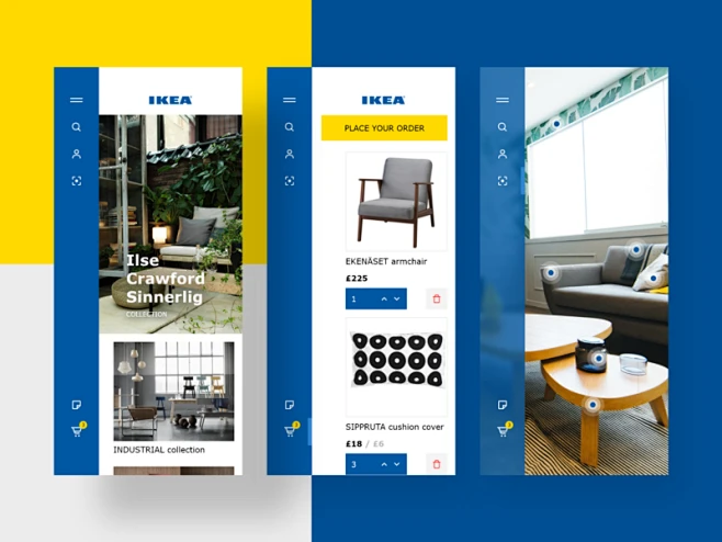 IKEA mobile app mobile ikea mobile design mobile app mobile ui app kit ...