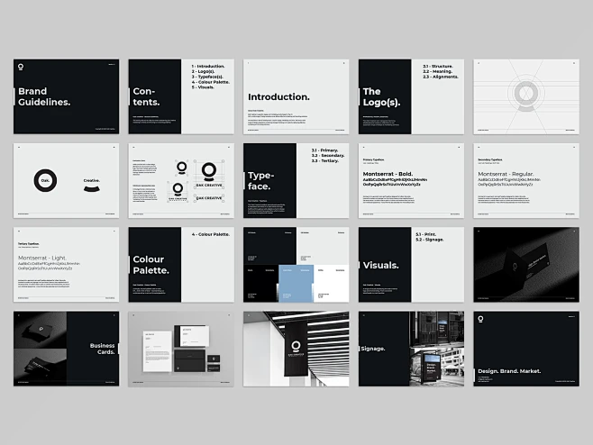 Oak Creative - Brand Guidelines : This is a branding project, created ...