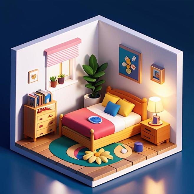 3d room blender - ACGOO - AI艺术图片生成模型资源