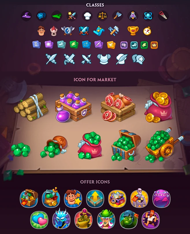game GUI Icon mobile UI-花瓣网