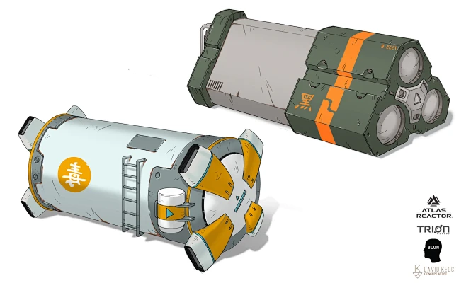Cargo Containers for Atlas Reactor by Trion Worlds, David Kegg ...