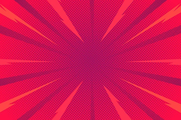 Flat comic style background Free Vector-花瓣网