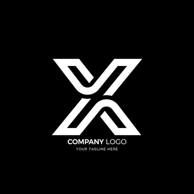 Vector x letter logo template vector icon illustration design-花瓣网