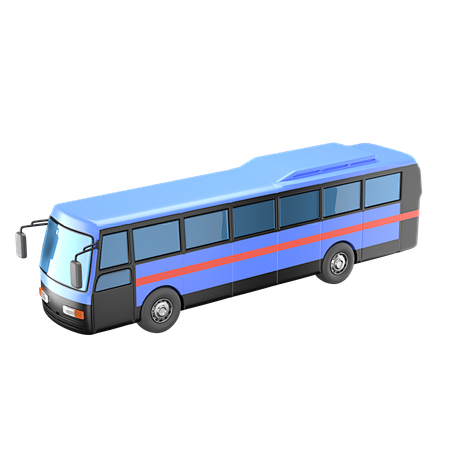 Bus 3D Icon