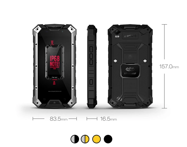 CONQUEST S6 征服三防智能手机 安卓超长待机 联通移动双4G 路虎-淘宝网-花瓣网