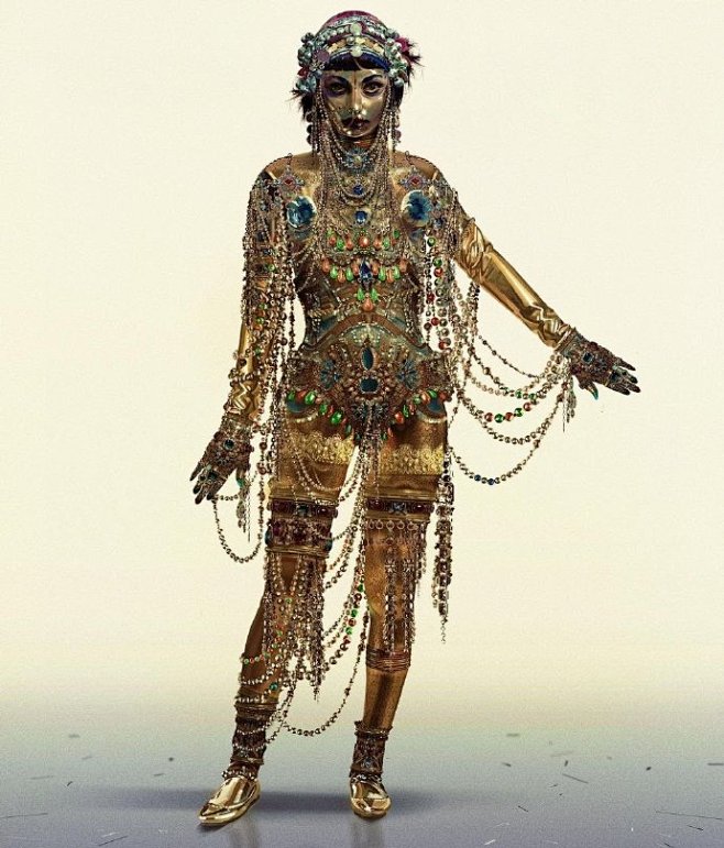 置顶 《爱死机》的《吉巴罗》导演阿尔贝托·米尔戈分享他创作的角色设计图，细节爆炸