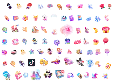 【米图网-52mitu.com】3D礼物 3D元素 抖音礼物 抖音直播 直播礼物 刷礼物 跑车礼物 抖音 主播 网红 礼物合集抖音直播礼物合集-花瓣网