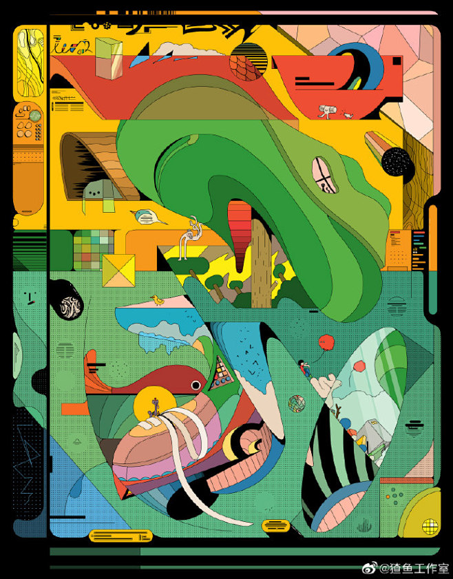 Ori Toor（ins: oritoor） Ori Toor是一名特拉维夫的插画师、动画师和自由涂鸦艺术家。他的插画充满了异想天开的想法 ...