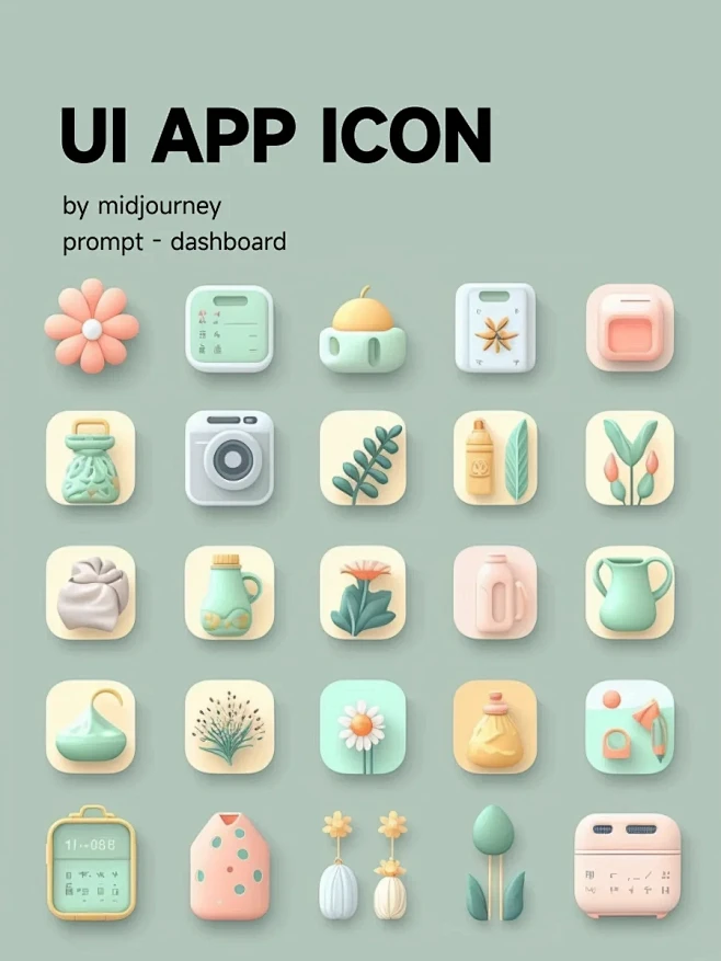 UI APP ICON-花瓣网