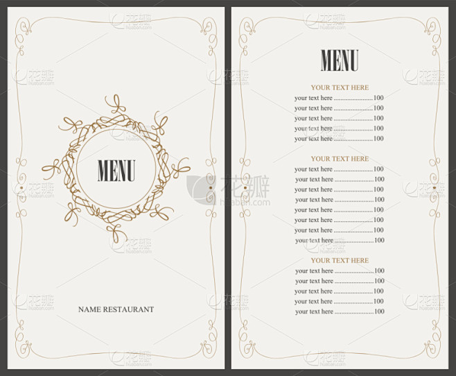 菜单,饮料,纹理效果,边框,食品,复古风格,巴洛克风格,餐具,古典式,甜点心