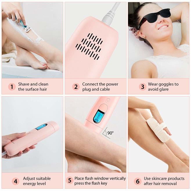 Amazon.com : PretiHom IPL Hair Removal, Permanent Hair Removal For ...