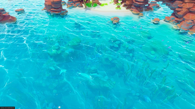 Unreal Engine Diorama - Tropical Scene, Ghislain GIRARDOT : Here’s a demo I made in Unreal ...