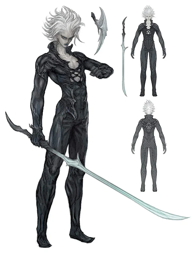 Omega M Concept Art from Final Fantasy XIV: Stormblood-花瓣网