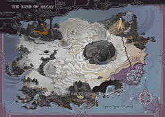 A-花瓣网|陪你做生活的设计师 | Mythical_top_view_anglea_map_of_a_fantasy__1449cbb2 ...